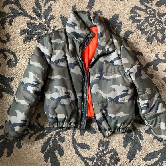 wild fable | Jackets & Coats | Camp Print Puffer Coat | Poshmark